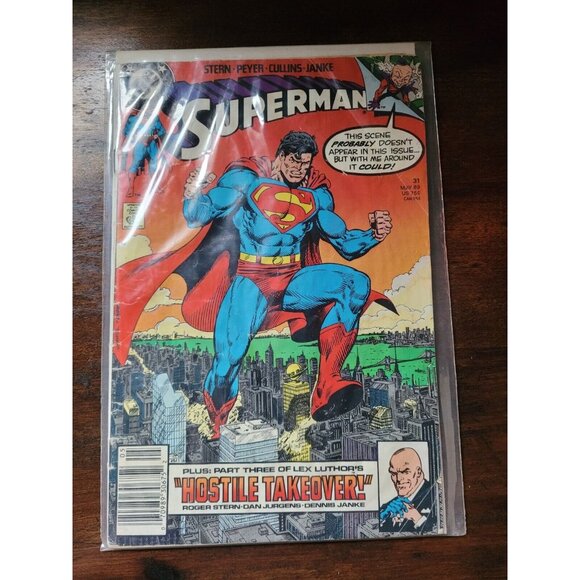 Other | Superman 31 1989 Dc Comics Stern Peyer Cullins Janke | Poshmark